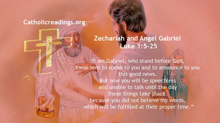 Zechariah And Angel Gabriel Luke 1 5 25 Bible Verse Of The Day