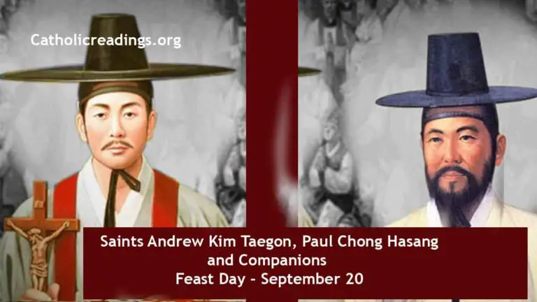 Saints Andrew Kim Taegon, Paul Chong Hasang and Companions - Feast Day ...