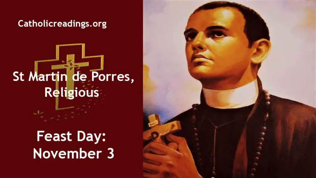 St Martin de Porres - Feast Day - November 3 2023 - Catholic Saint of ...