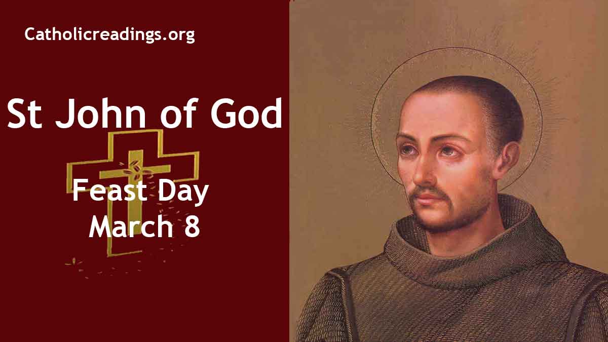 St John of God - Feast Day - March 8 2026 - Saint of the Day