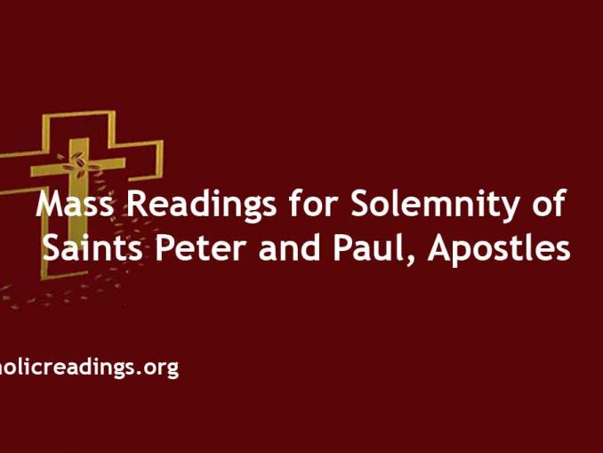 29th-june-2025 - Catholic Daily Readings