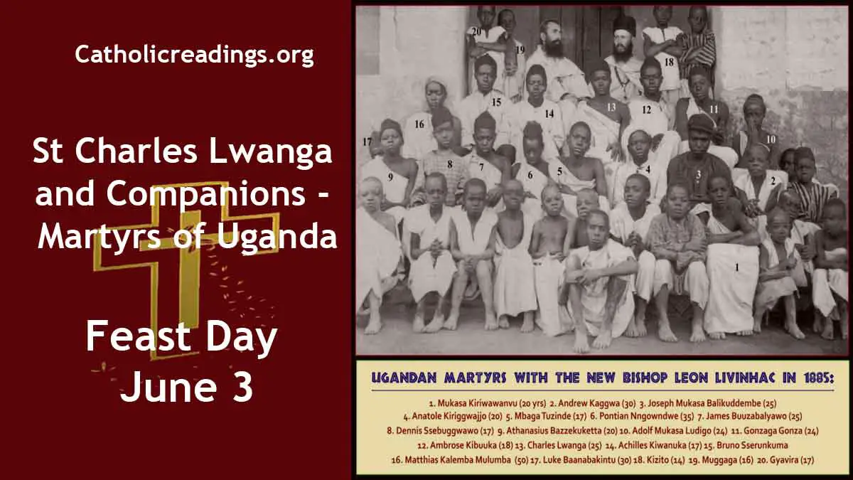 St Charles Lwanga and Companions - Martyrs of Uganda - Feast Day - June 3 2025