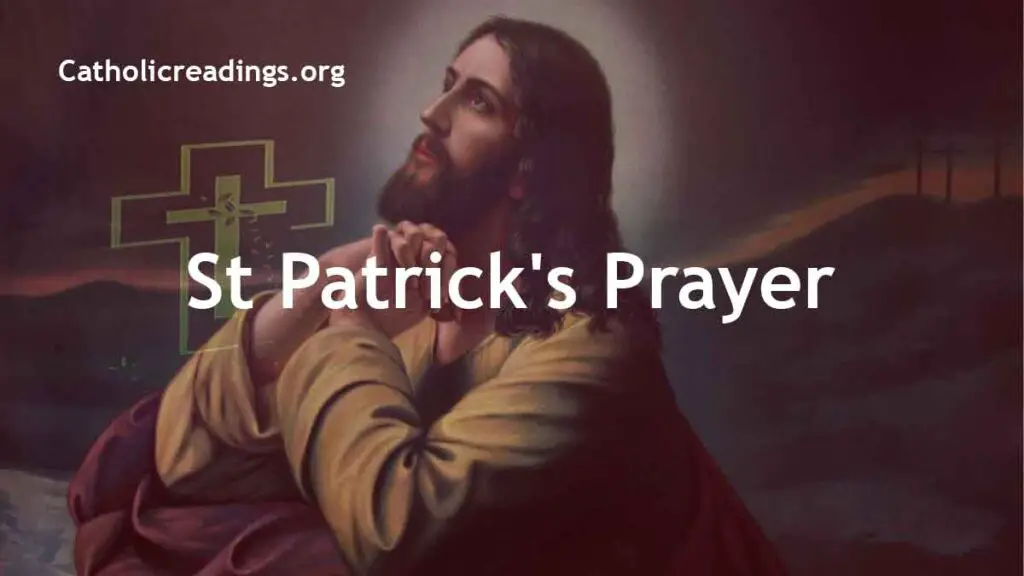 St Patrick's Prayer - Catholic Prayers