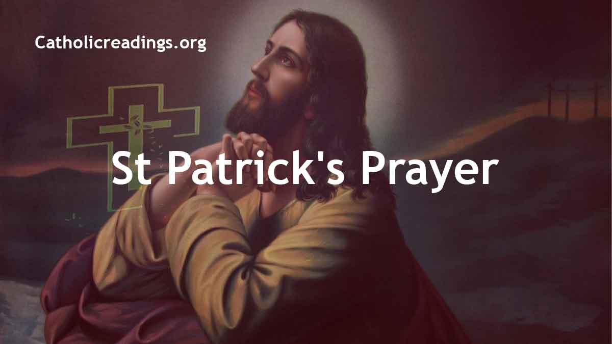 St Patrick's Prayer - Catholic Prayers