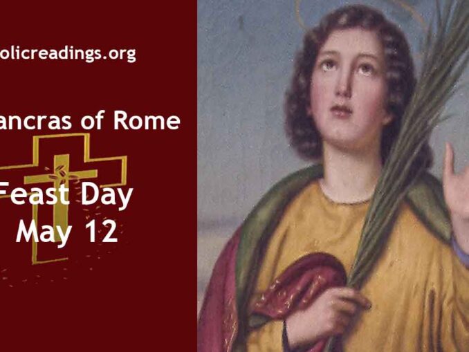 List of Saints whose feast Day is May 12 - Catholic Daily Readings