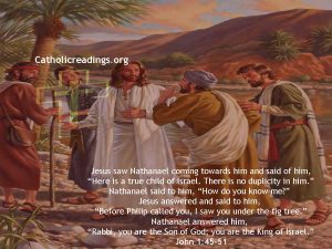 Nathanael Called By Jesus - John 1:45-51 - Bible Verse of the Day