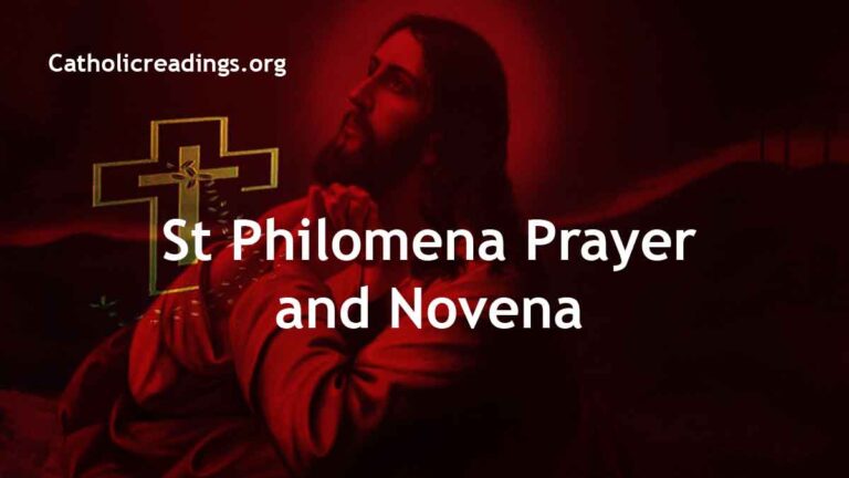St Philomena Prayer and Novena - Catholic Prayers