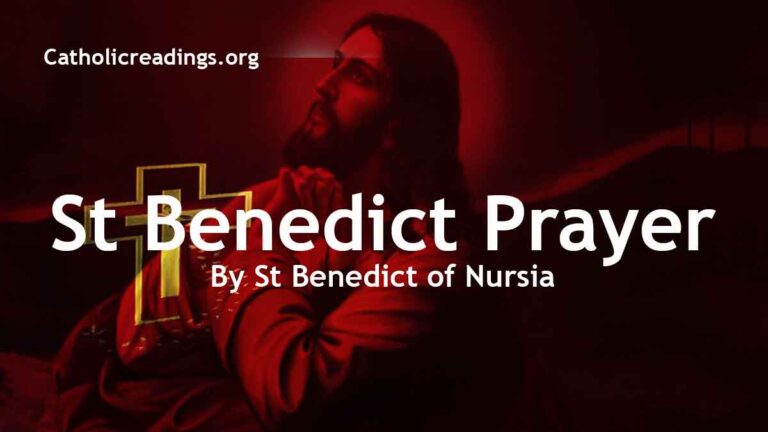 St Benedict Prayer - Catholic Prayers