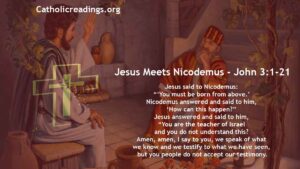 Jesus Meets Nicodemus - Reflection - John 3:1-21