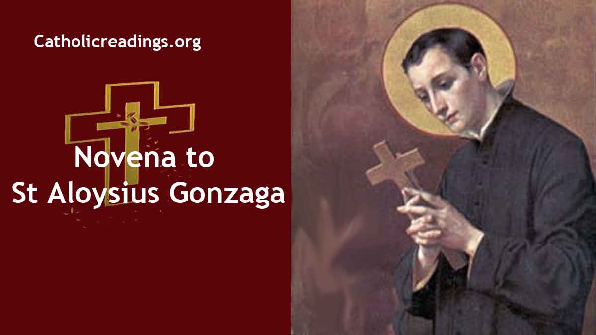 Novena to St Aloysius Gonzaga - Catholic Prayers