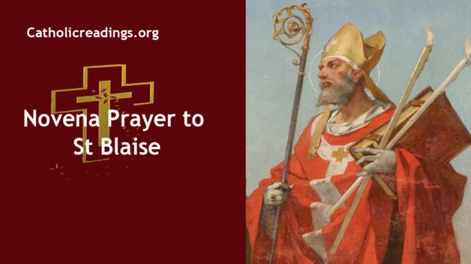 Novena to St Blaise - Catholic Prayers