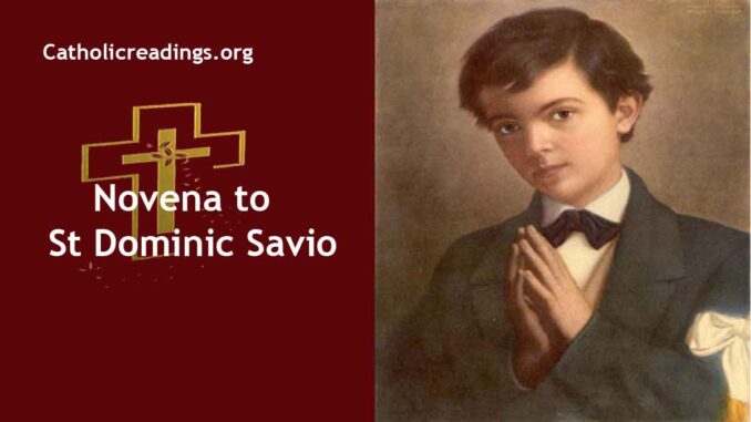 Novena to St Dominic Savio - Catholic Prayers