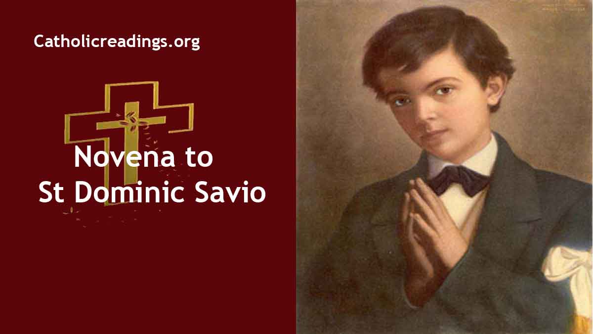 Novena to St Dominic Savio - Catholic Prayers